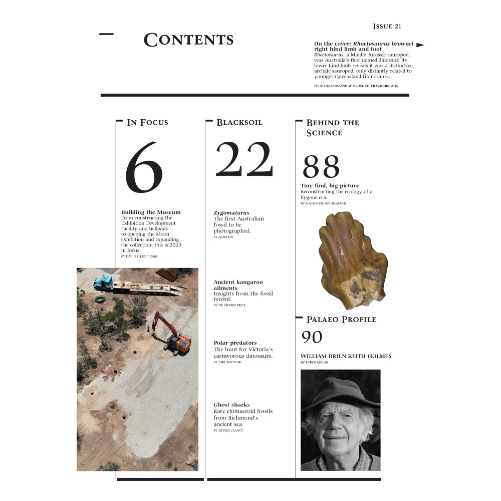 AAOD Journal, Issue 21 (2024) – Australian Age of Dinosaurs Museum Shop