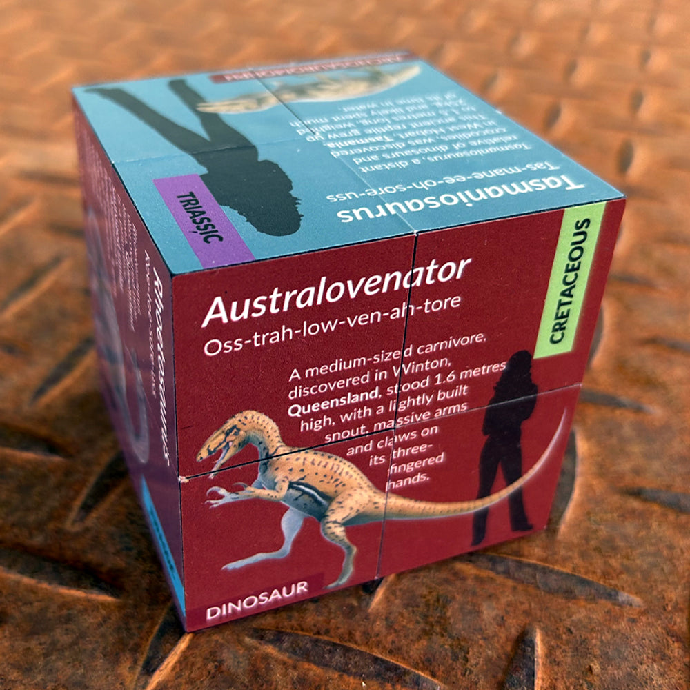 Australian natural history foldable cube – Australian Age of Dinosaurs ...
